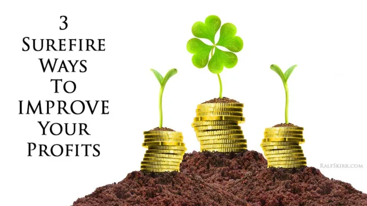 3 Surefire Ways To Improve Your Profits - Ralf Skirr